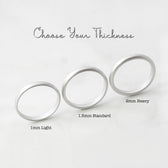 Solid Gold Ring [4mm width] All Plumeria Hand Engraved Design