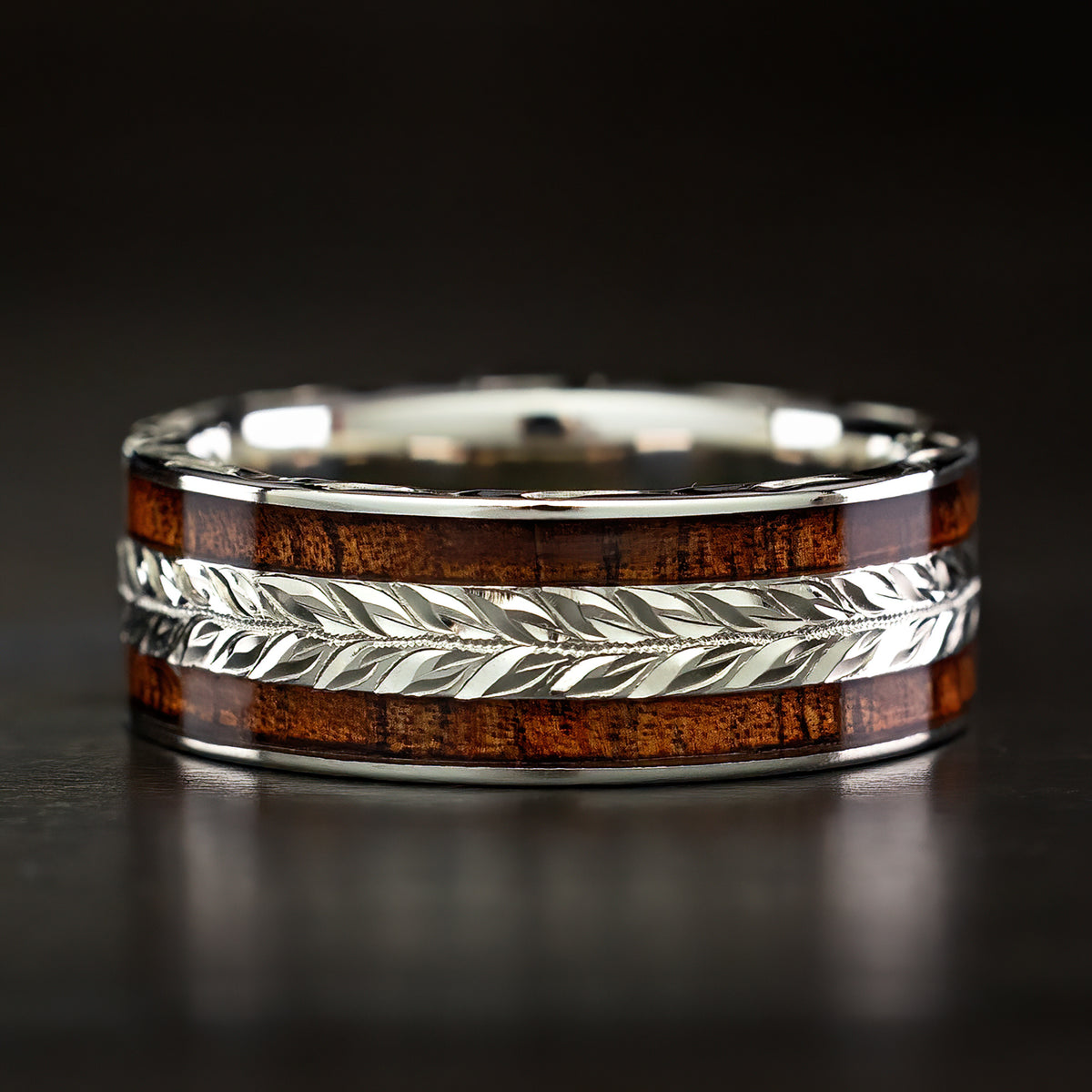 Hawaiian Koa Wood Rings & Wedding Bands. Exquisite Designs from Hawaii