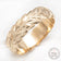 Solid Gold Hand Engraved Ring [6mm] Hawaiian Maile Leaf Design - Barre
